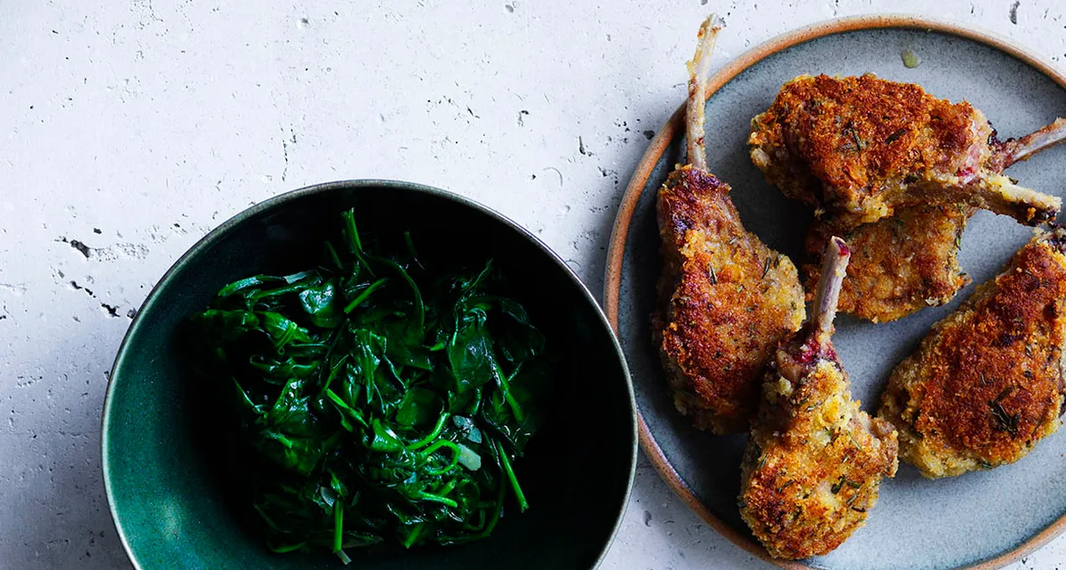 best way to cook lamb crumbed cutlets