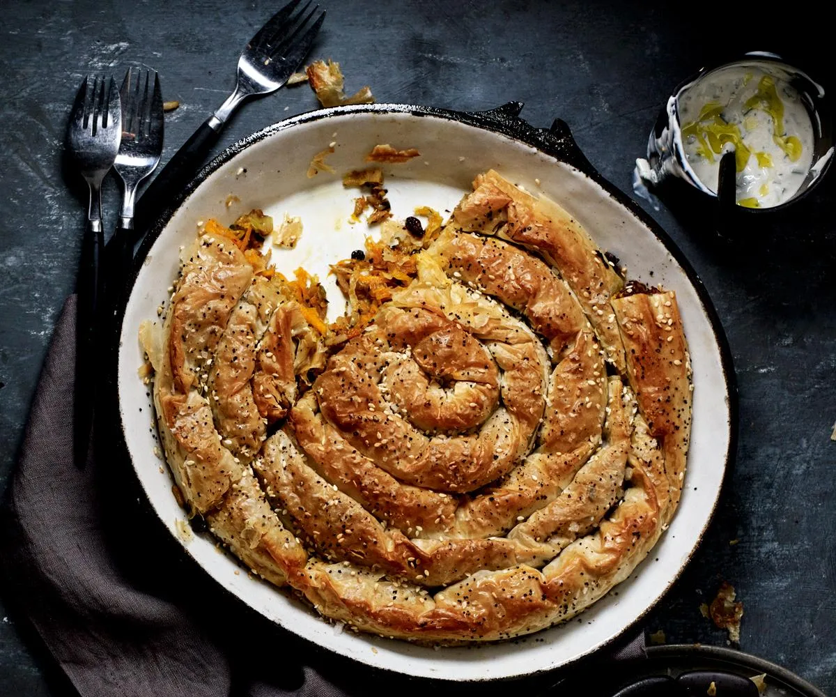 Kolokithopita recipe | Greek pumpkin pie | Gourmet Traveller