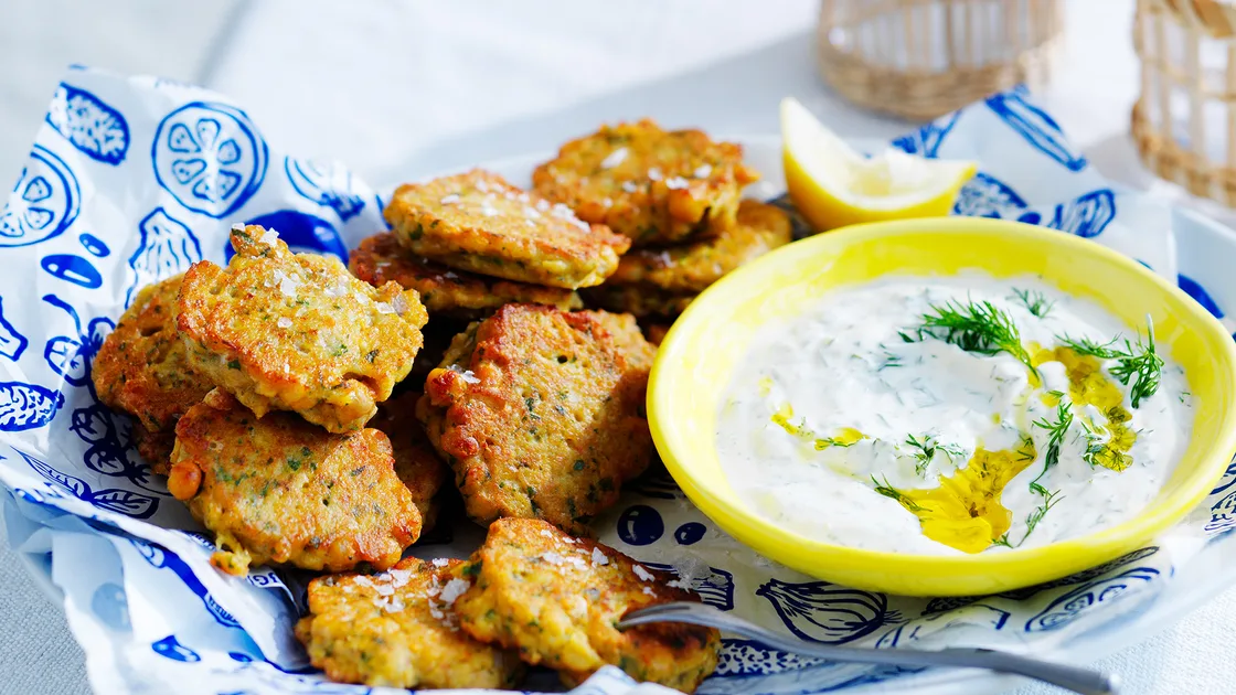 Revithokeftedes recipe (Greek chickpea fritters) - Gourmet Traveller
