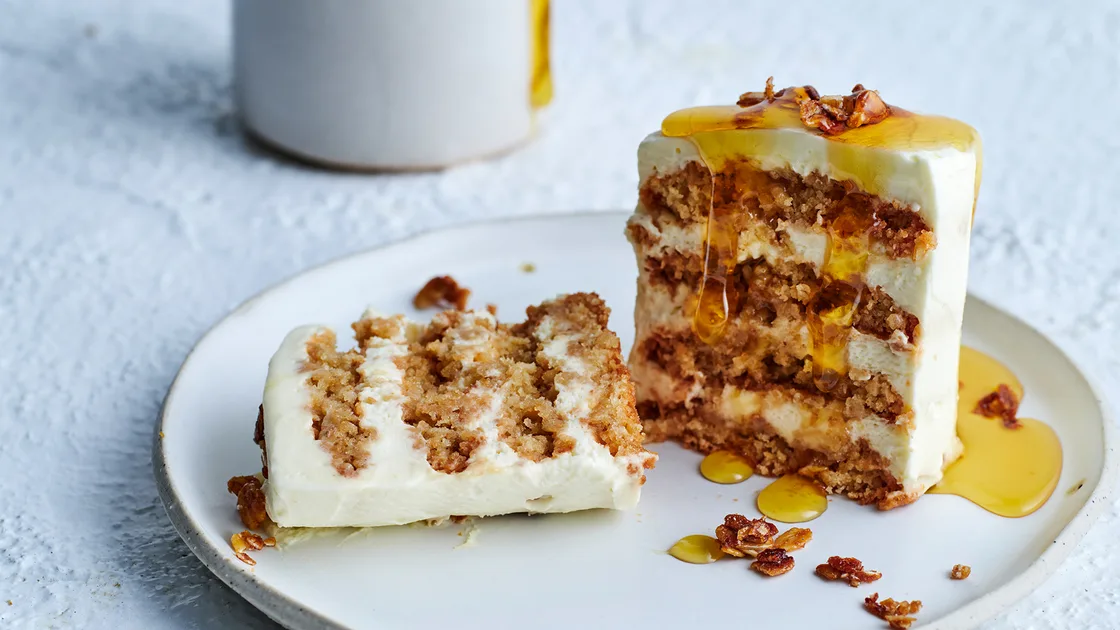 Anzac biscuit layer cakes with mascarpone recipe - Gourmet Traveller