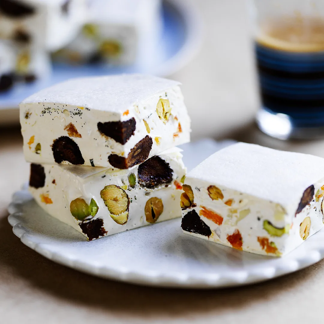 White Chocolate and Rosemary Nougat Recipe