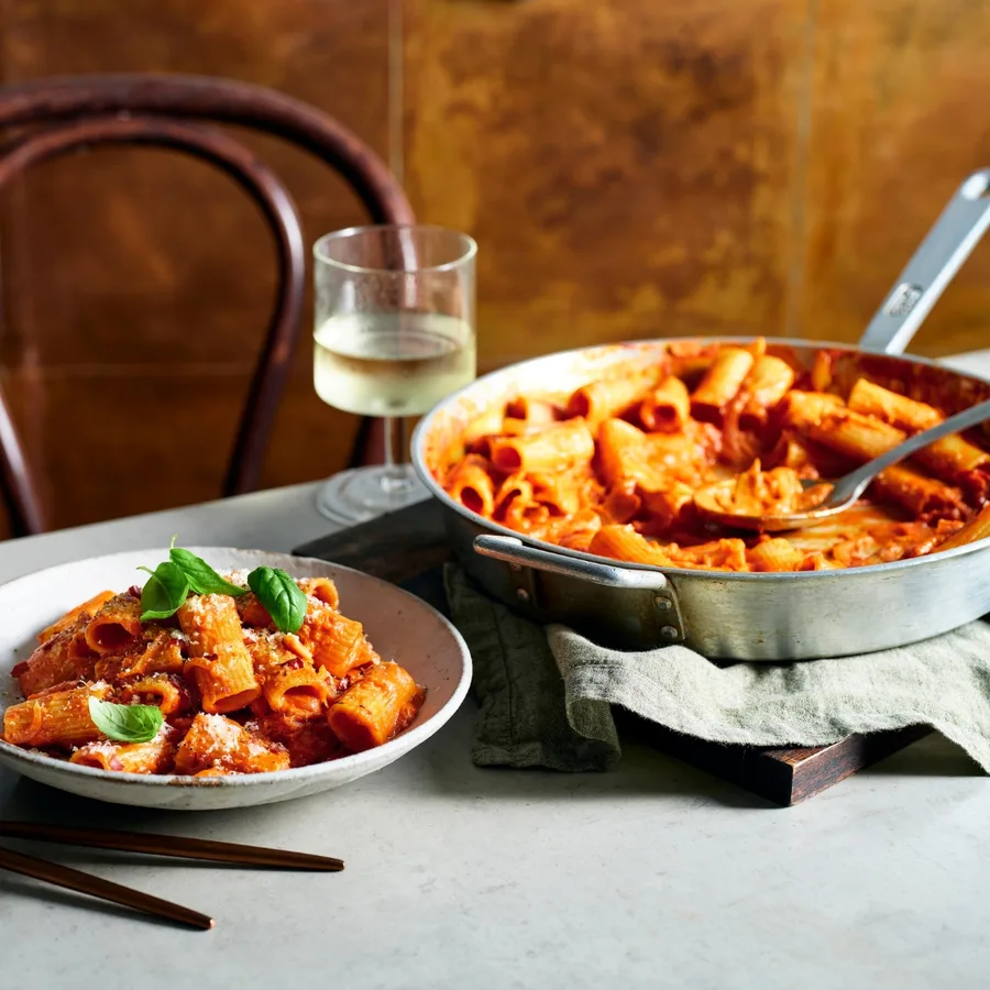 Joel Bennetts' spicy gin rigatoni