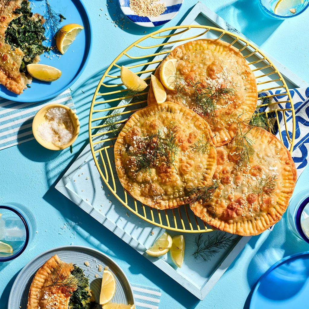 Greek fennel and leek pie (marathopita) recipe - Gourmet Traveller
