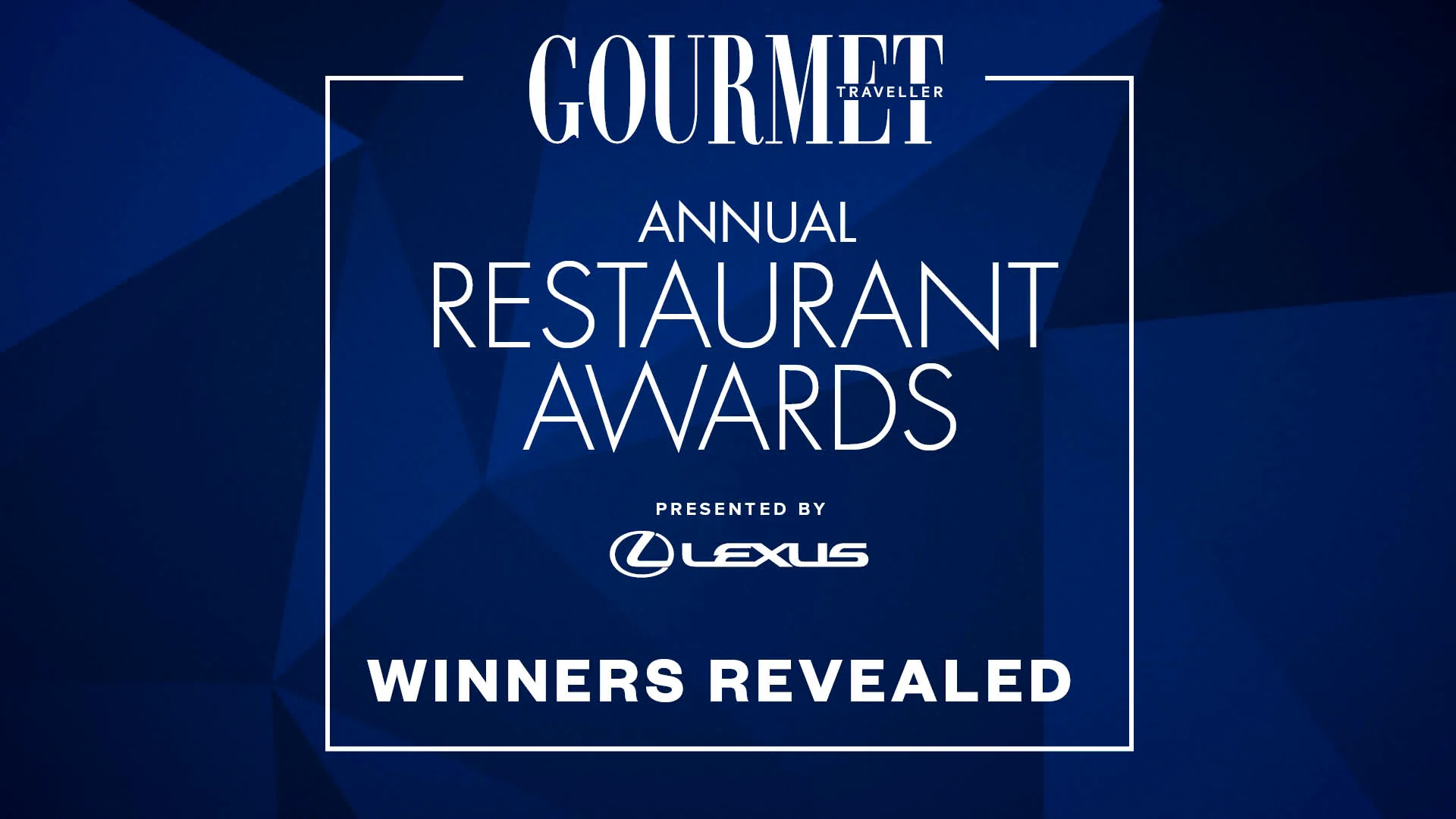All the winners of this year's Gourmet Traveller Restaurant Awards