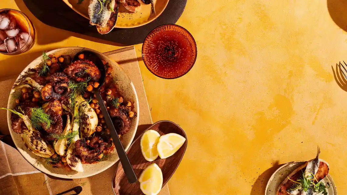Neil Perry's anchovies and roast garlic on toast recipe - Gourmet Traveller