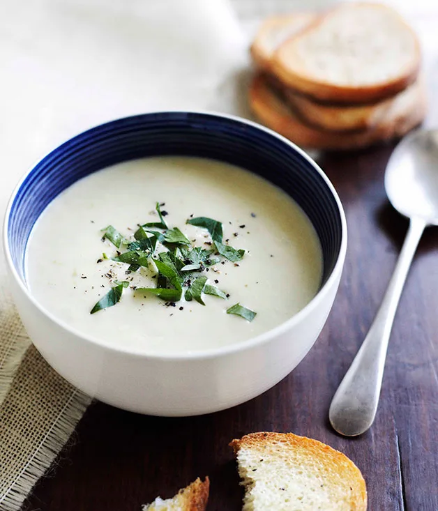 Creamy Salt Cod and Potato Soup Recipe | Gourmet Traveller