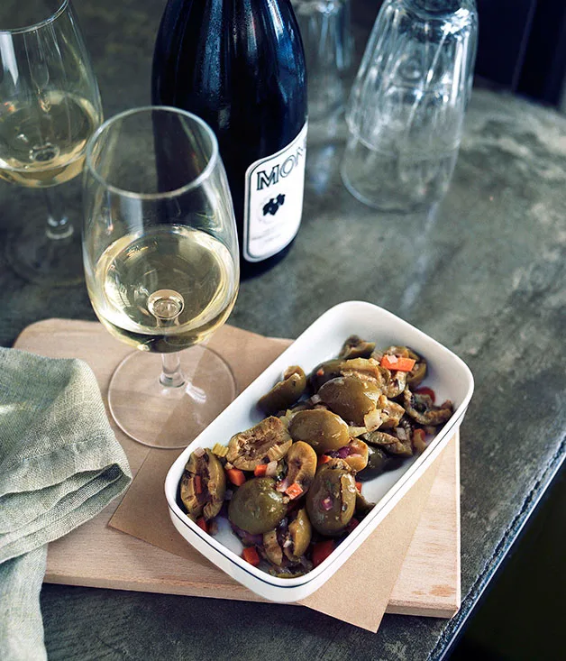 Sicilian-style olives | Gourmet Traveller
