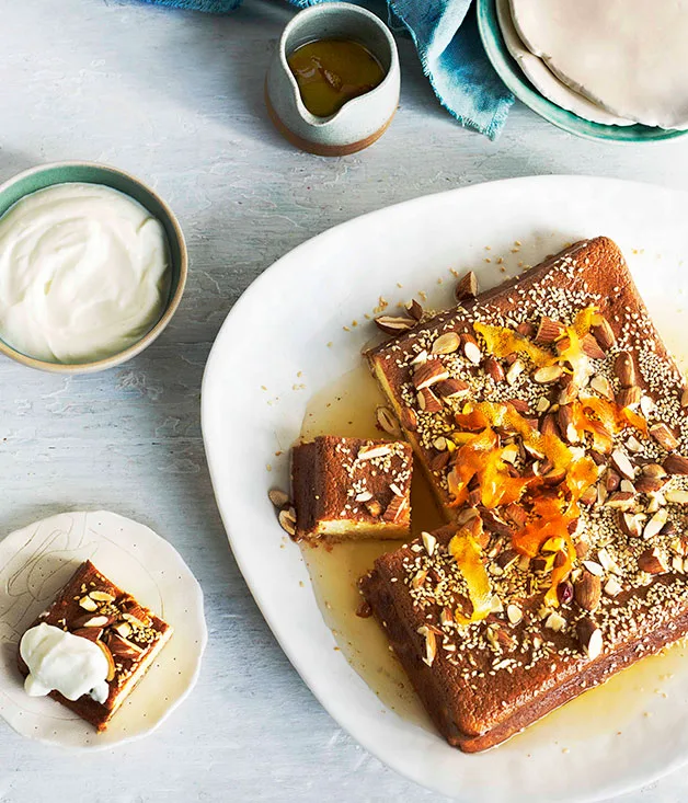 Revani cake recipe | Gourmet Traveller