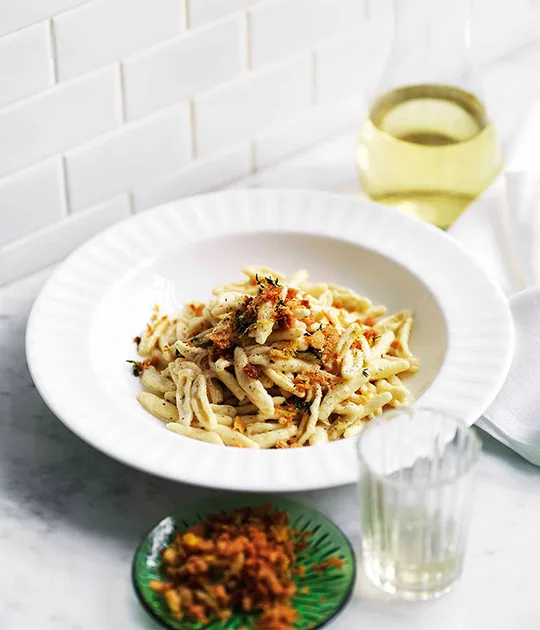 Provolone and lemon capunti recipe | Gourmet Traveller