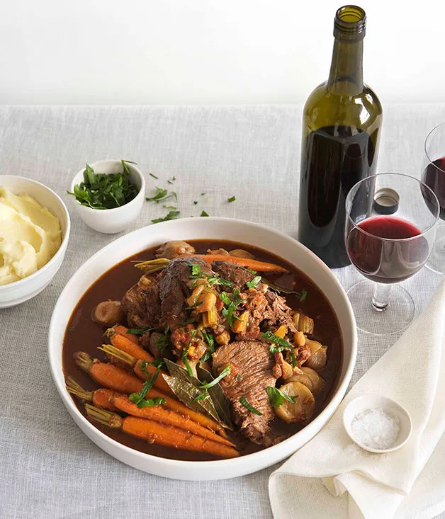 Beef a la mode recipe | Gourmet Traveller recipe
