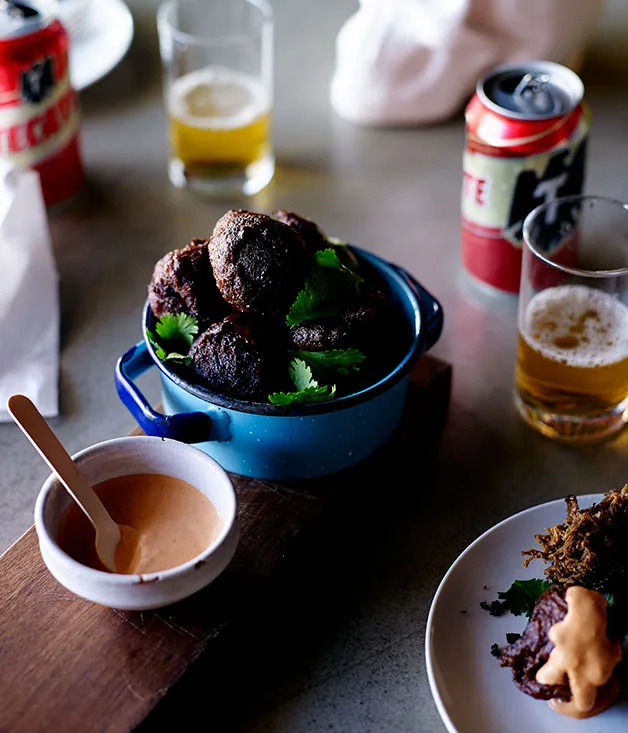 Beef Mogo Mogo with Chipotle Crema Recipe