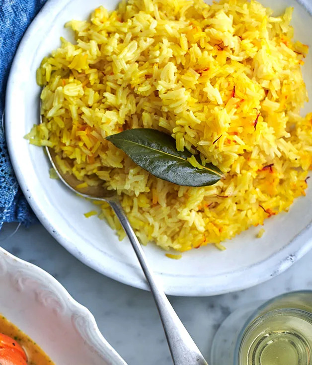 Saffron pilaf - Damien Pignolet recipe | Gourmet Traveller