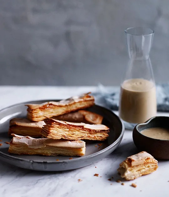 Allumettes with Café au Lait Anglaise Recipe