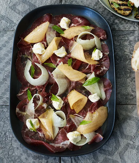Capocollo, melon and vin santo recipe | Gourmet Traveller