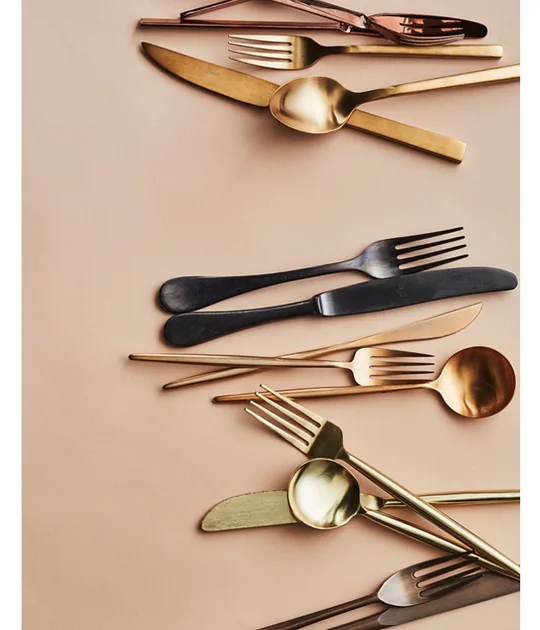 Metallic cutlery | Gourmet Traveller