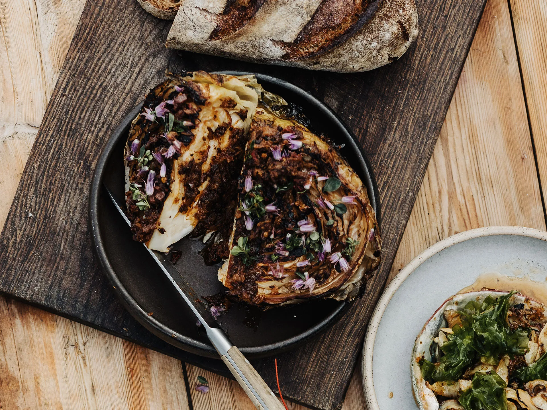 Charred cabbage recipe with XO sauce | Gourmet Traveller