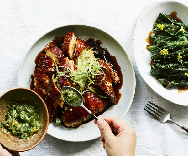 Masterstock-Poached Chicken with Ginger Relish