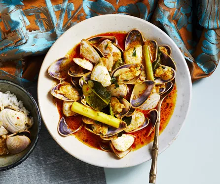 Pipis with Batak sauce recipe | Gourmet Traveller