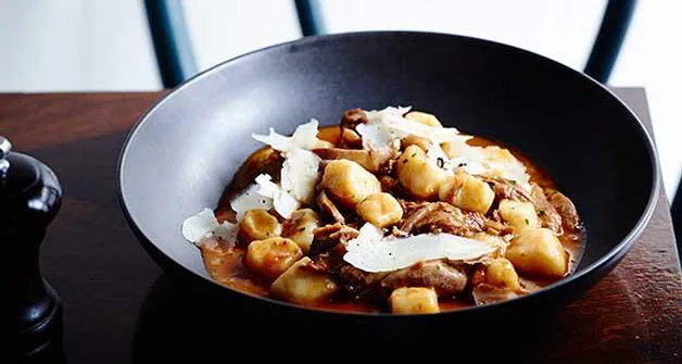 Gnocchi with Duck Ragù & Porcini Mushrooms