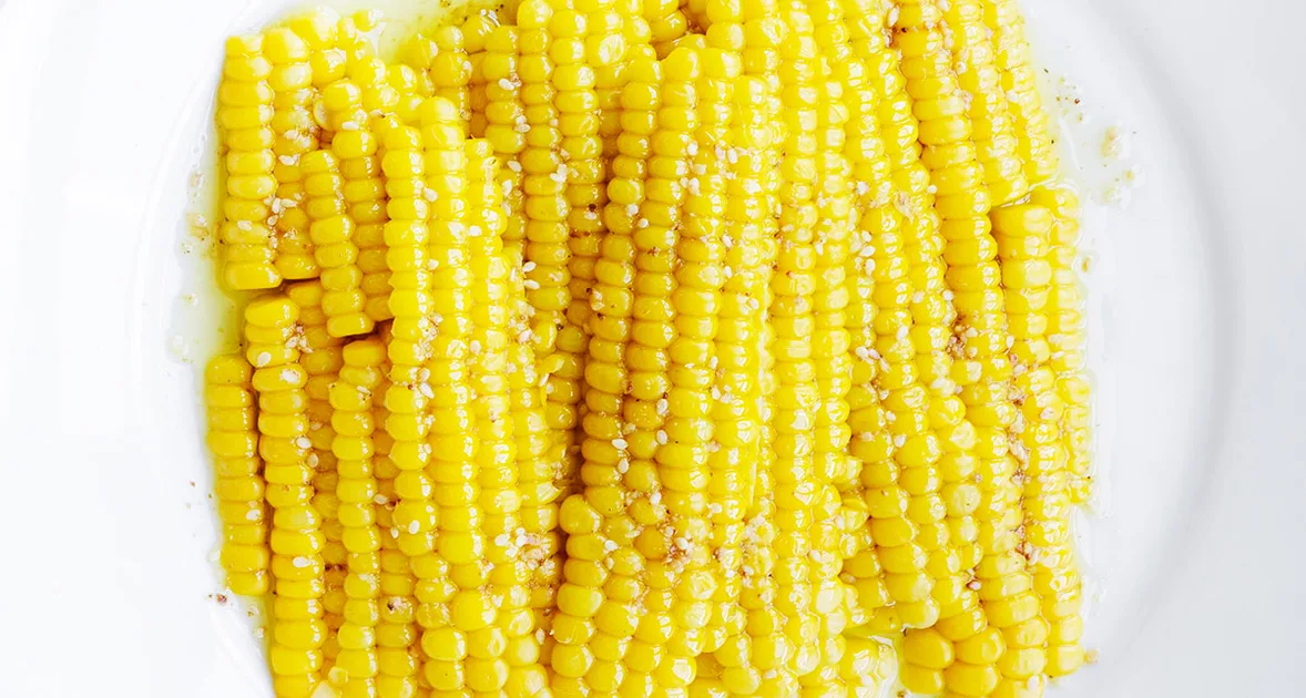 Corn shards with sesame salt recipe | Gourmet Traveller