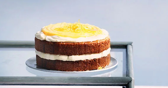 Lemon curd sponge cake recipe | Gourmet Traveller