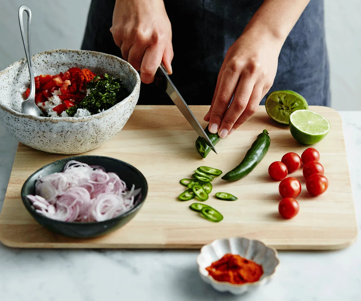 Pol sambol and roti recipe | Gourmet Traveller