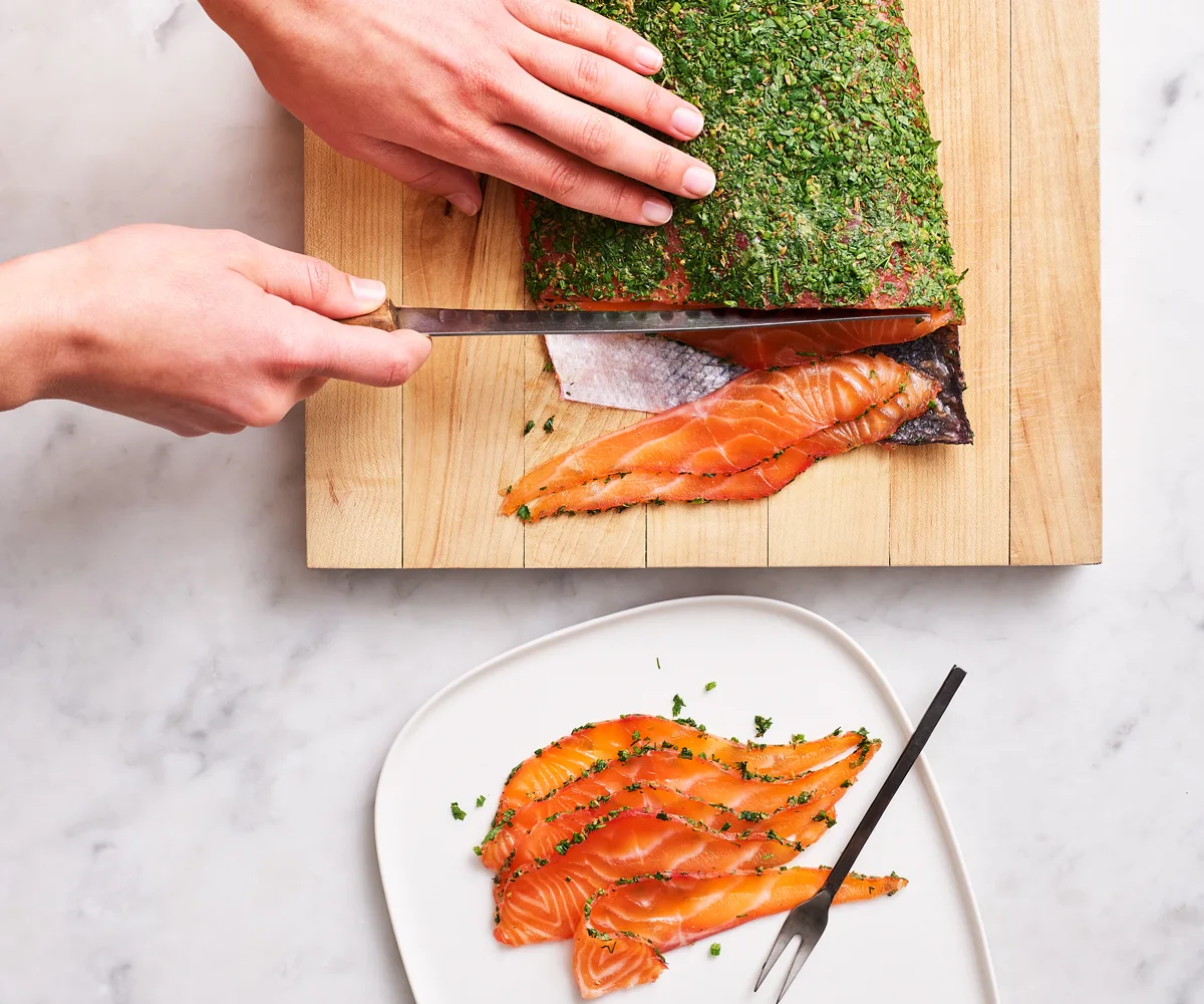 Salmon gravlax recipe, step by step | Gourmet Traveller