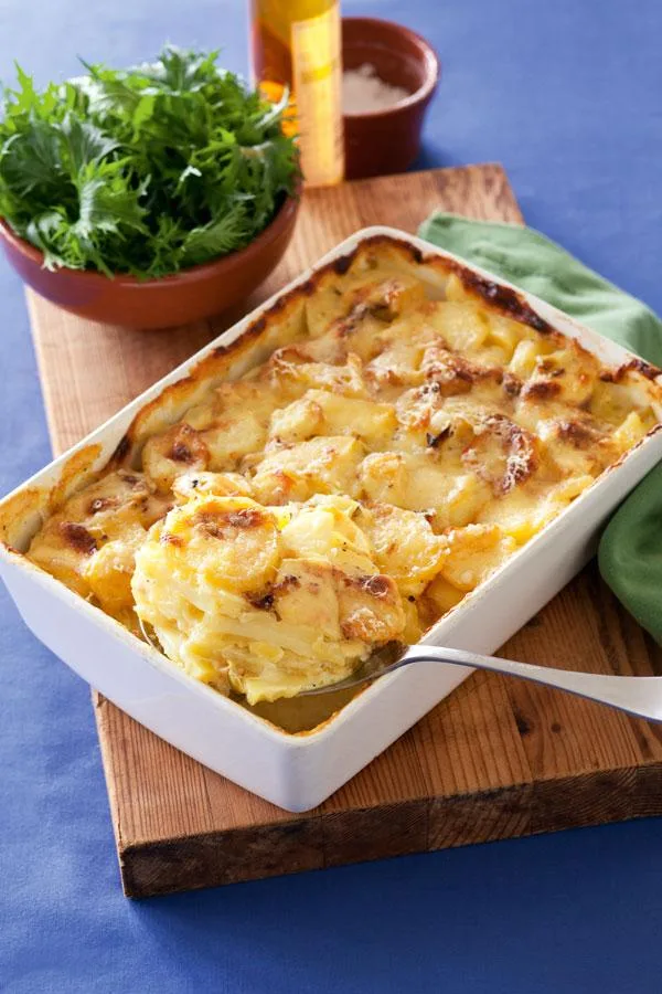 Potato and leek bake
