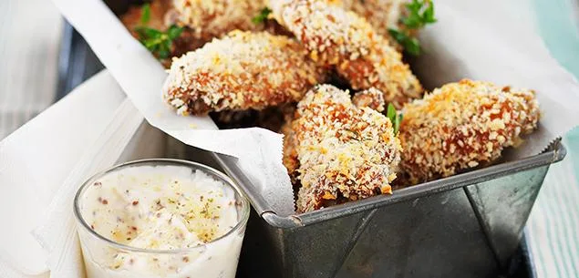 Cajun crumbed chicken nibbles
