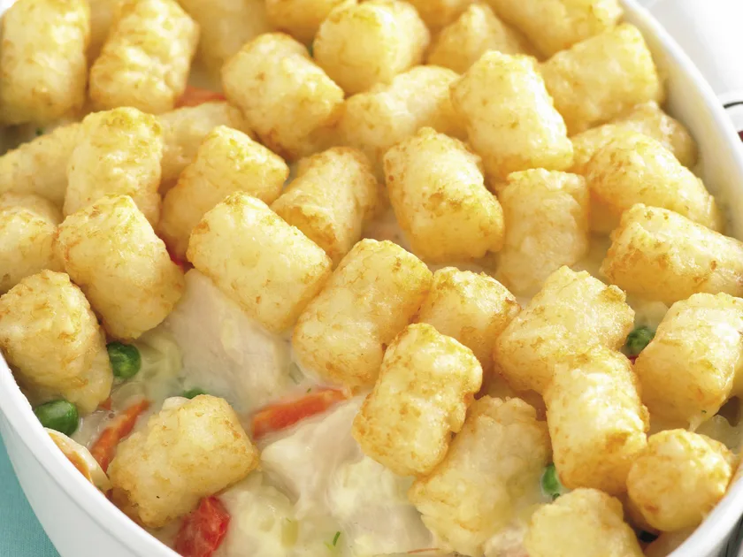 Fish bake with potato topping