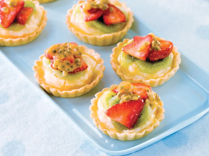 Mini fruit flans