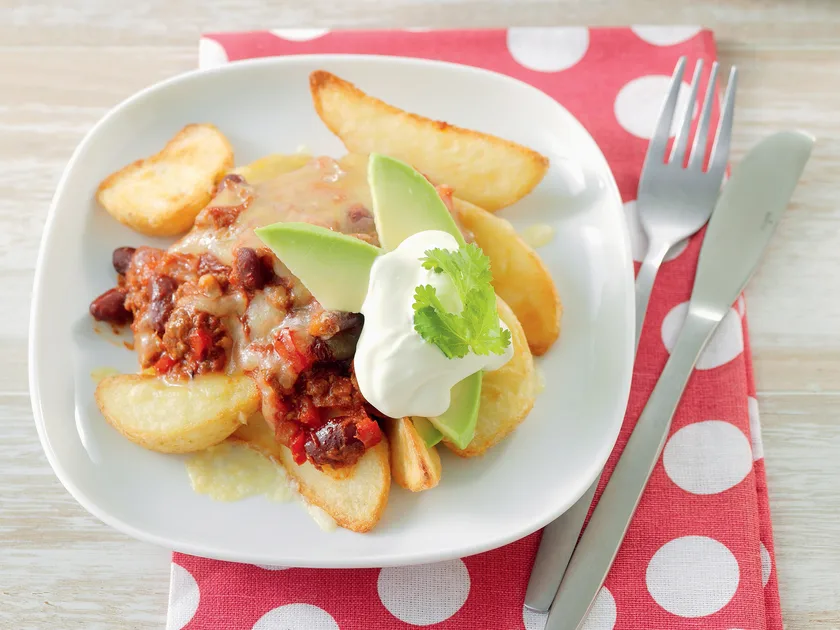 Chilli con carne wedges