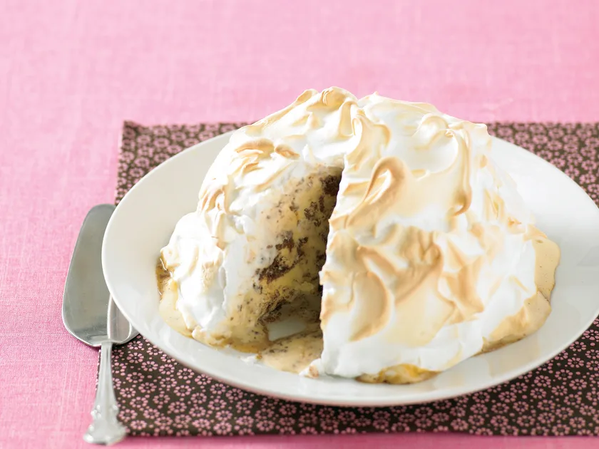 Bombe Alaska pudding