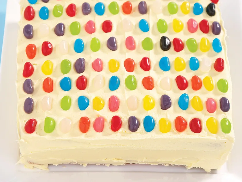 Jelly bean cake