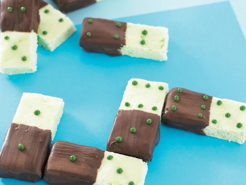 Choc mint dominoes