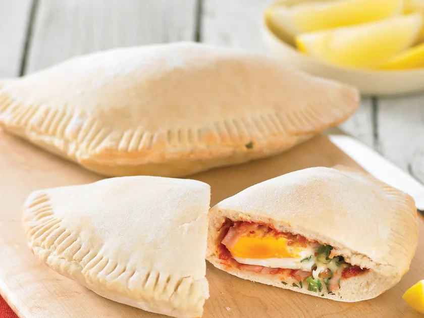 Egg calzones