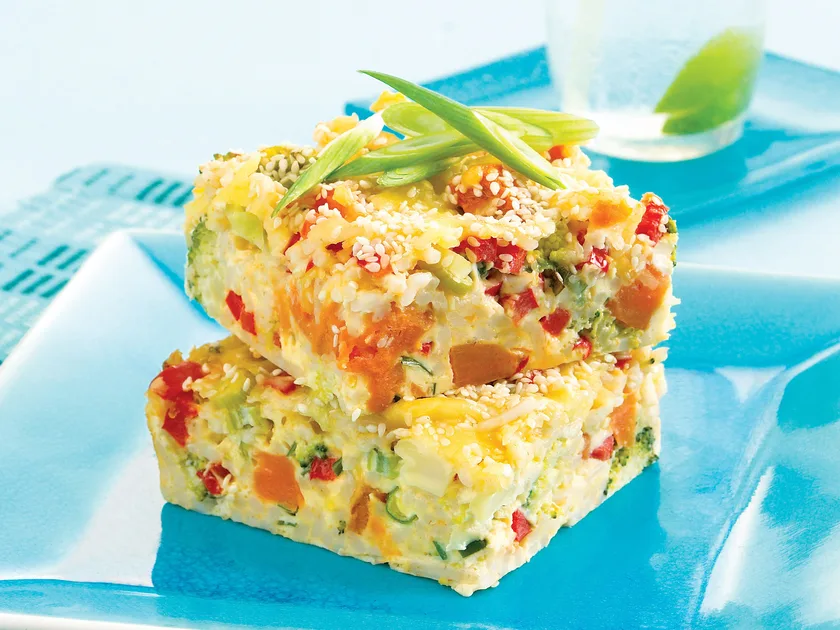 Asian cheesy noodle bake