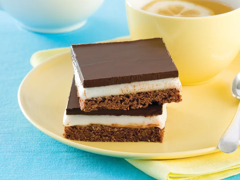 Sweet chocolate peppermint slice recipe