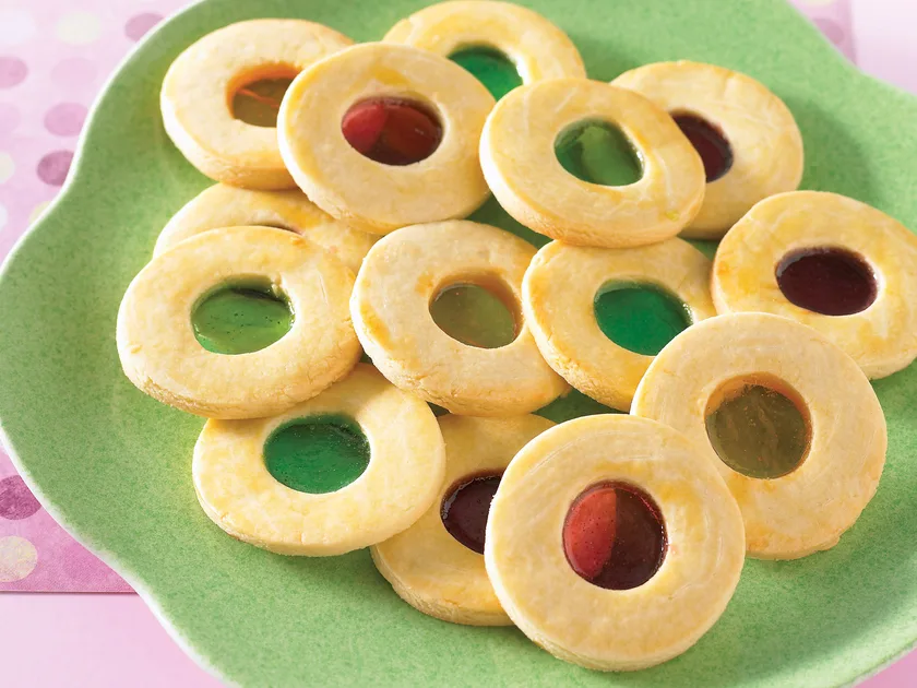 Gorgeous stained-glass biscuits recipe