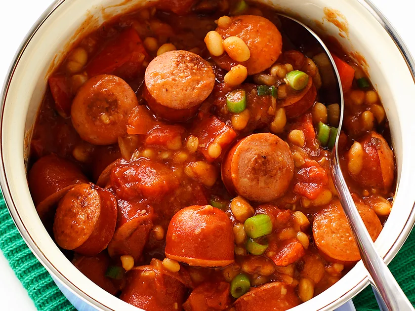 Hearty bean hotpot