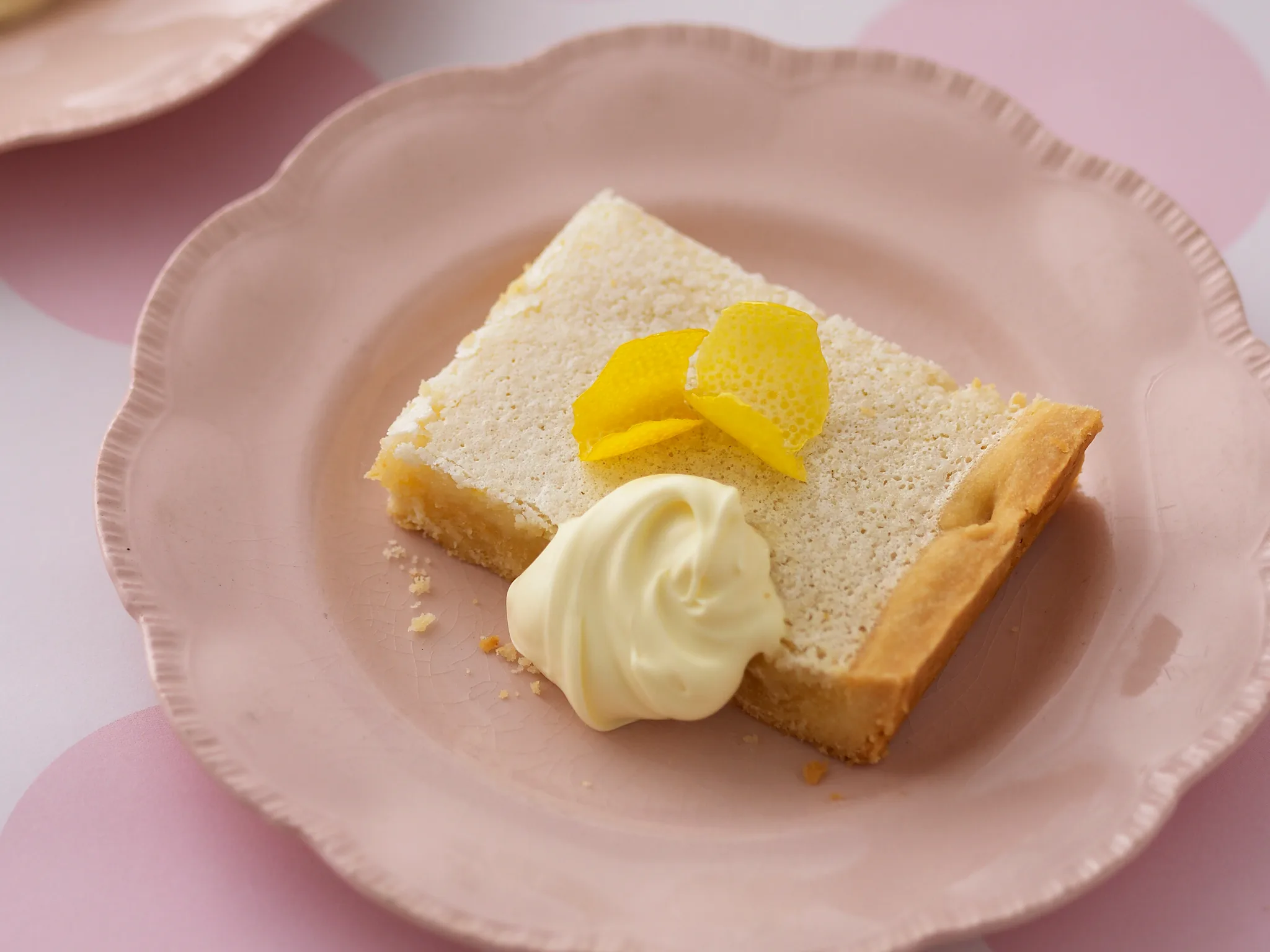 lemon coconut slice