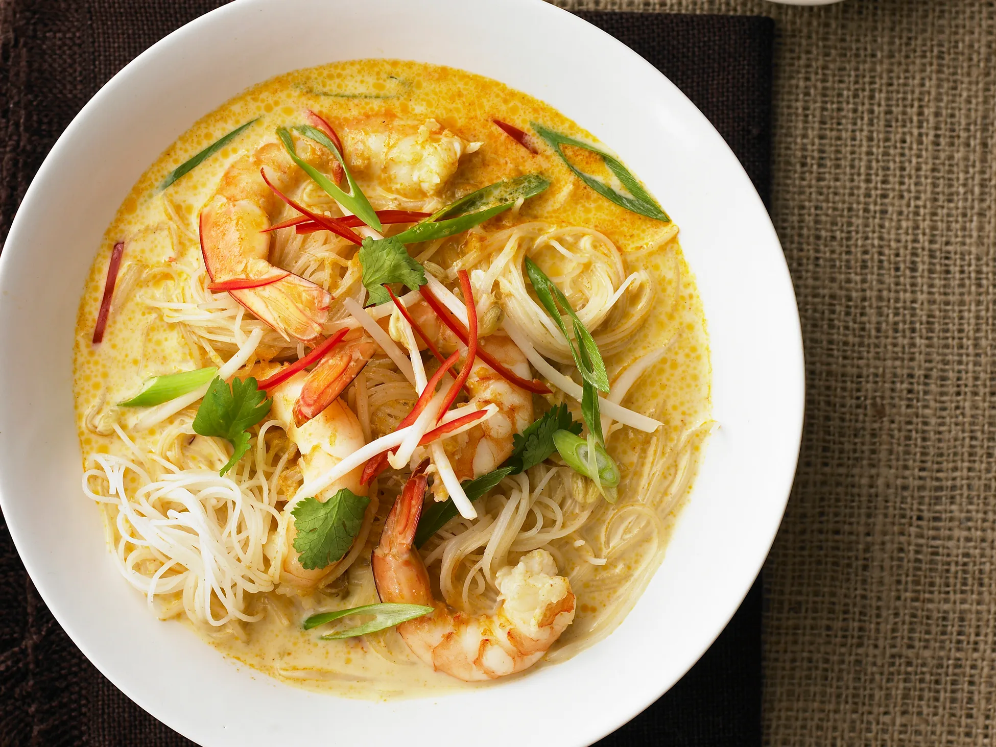 Warming prawn laksa recipe