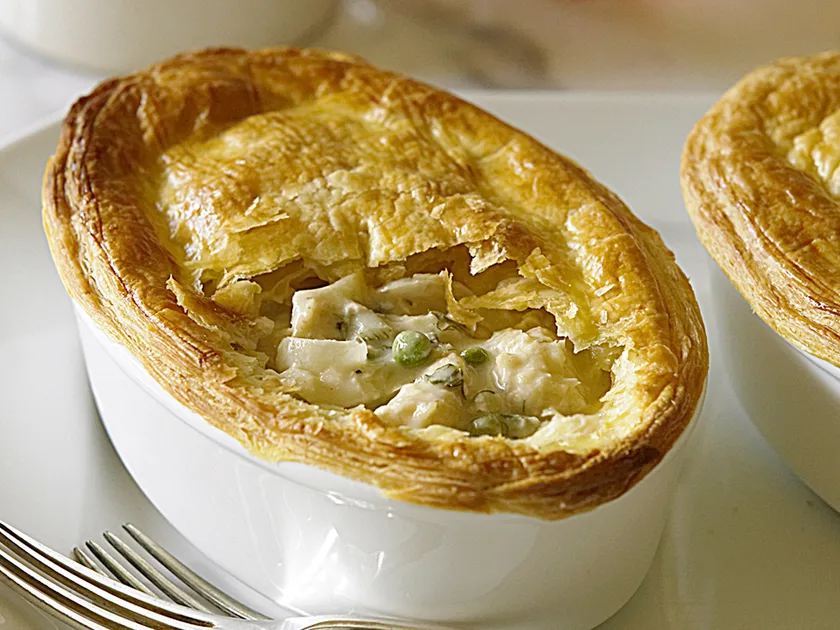 Snapper and fennel pie