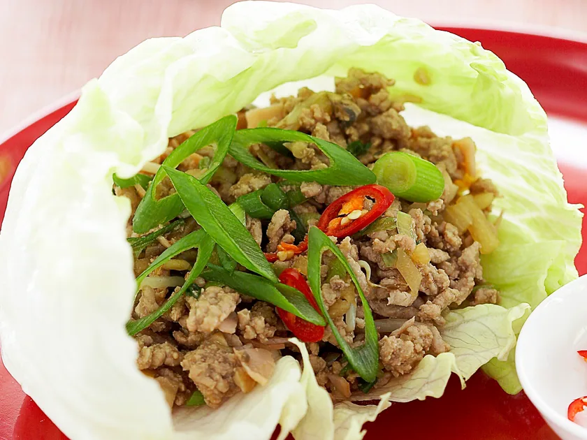 Pork and ham san choy bow recipe