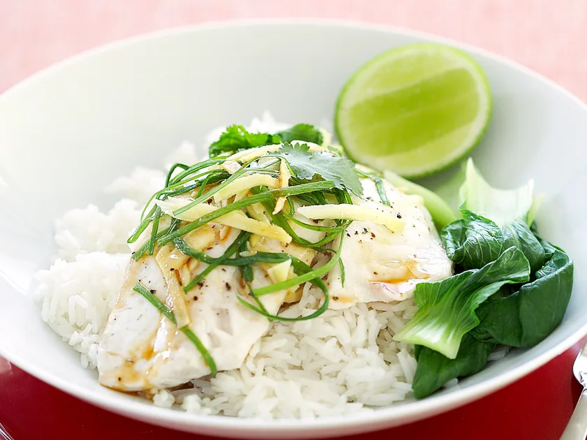 Steamed ginger fish