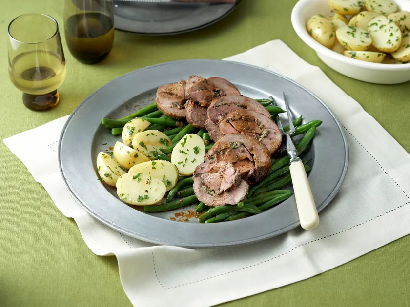 Mini lamb topside roast