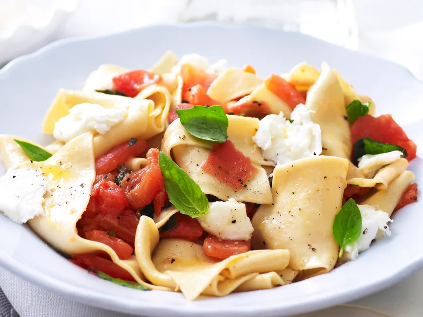 Rag pasta with napoletana sauce
