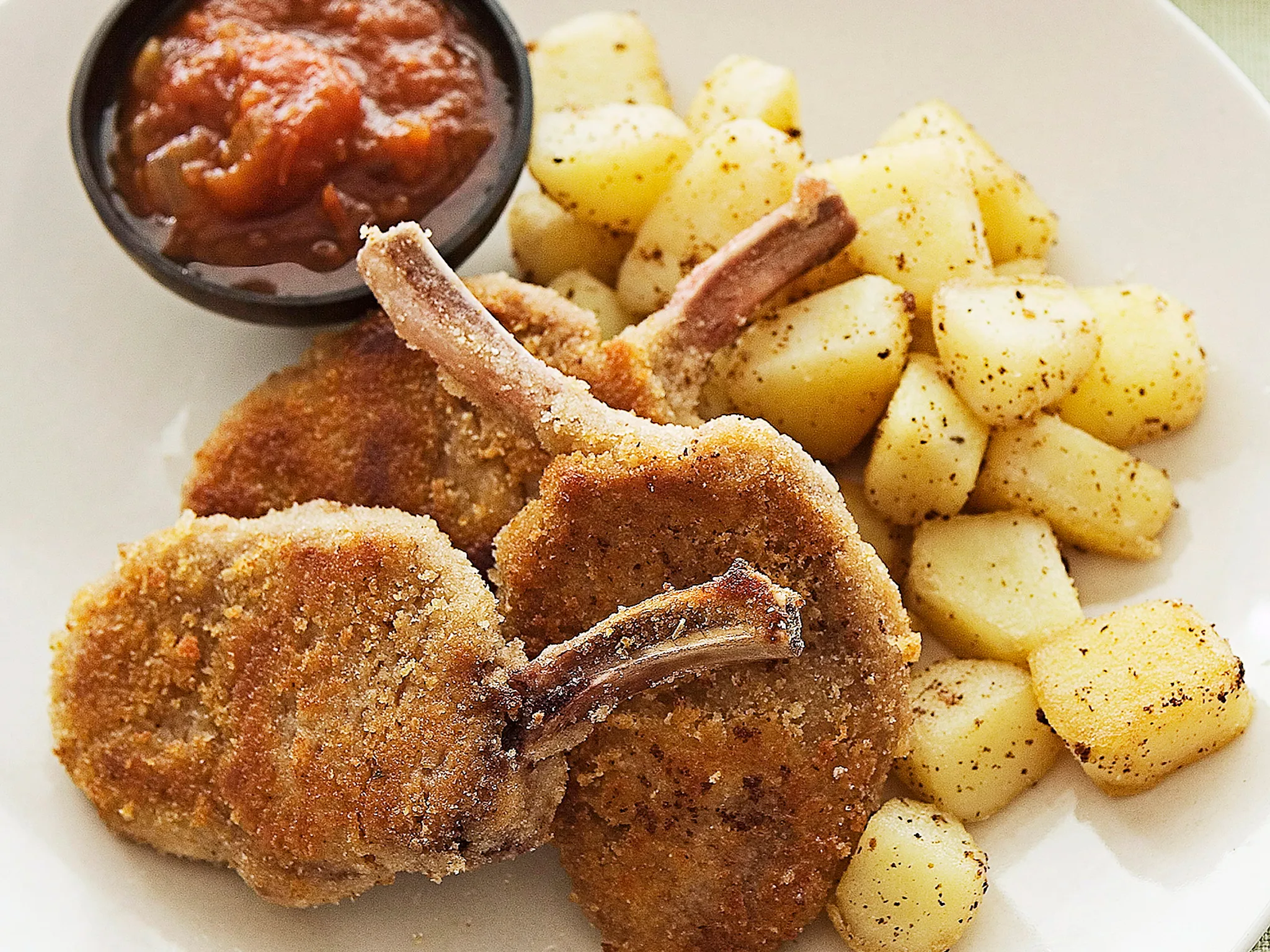 how long does it take to cook crumbed lamb cutlets