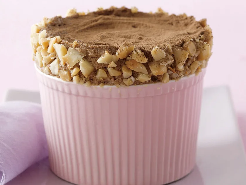 Frozen chocolate mousse