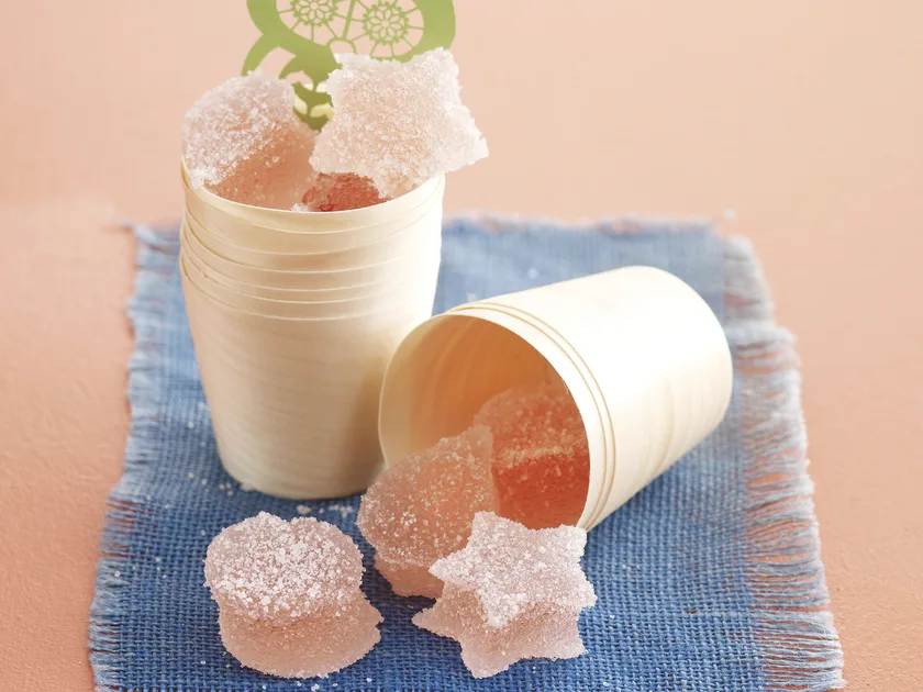 Strawberry jelly jubes